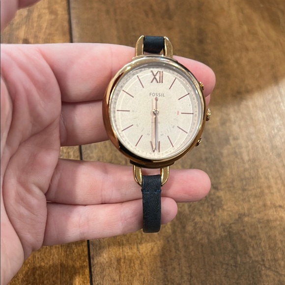 Fossil | Accessories | Fossil Skinny Black Band Watch | Poshmark